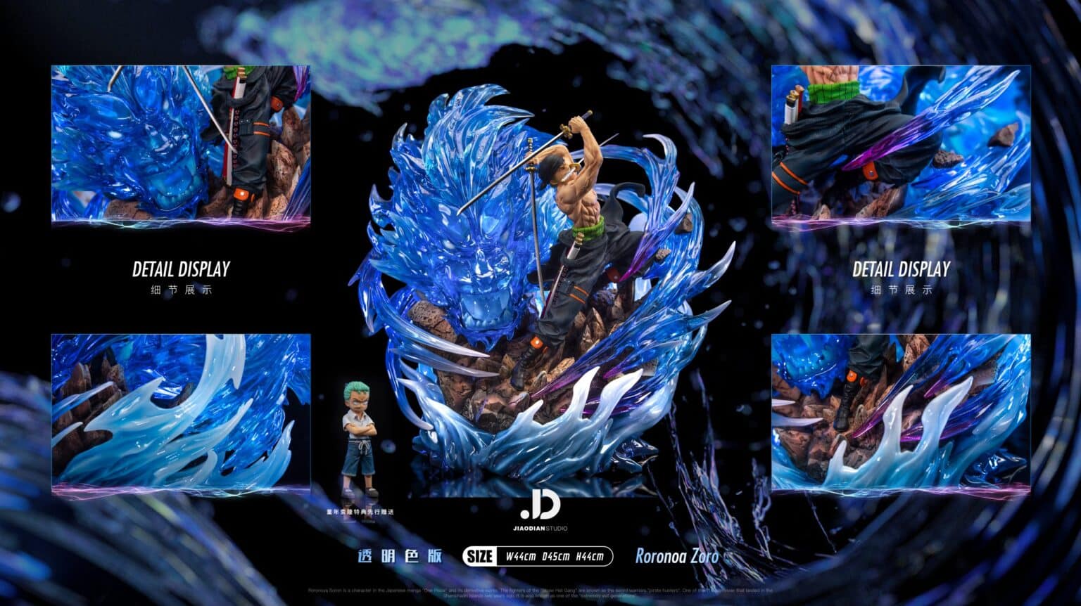 One Piece Jiao Dian Studio X C4 Studio Zoro Resin Statue - Kaioland