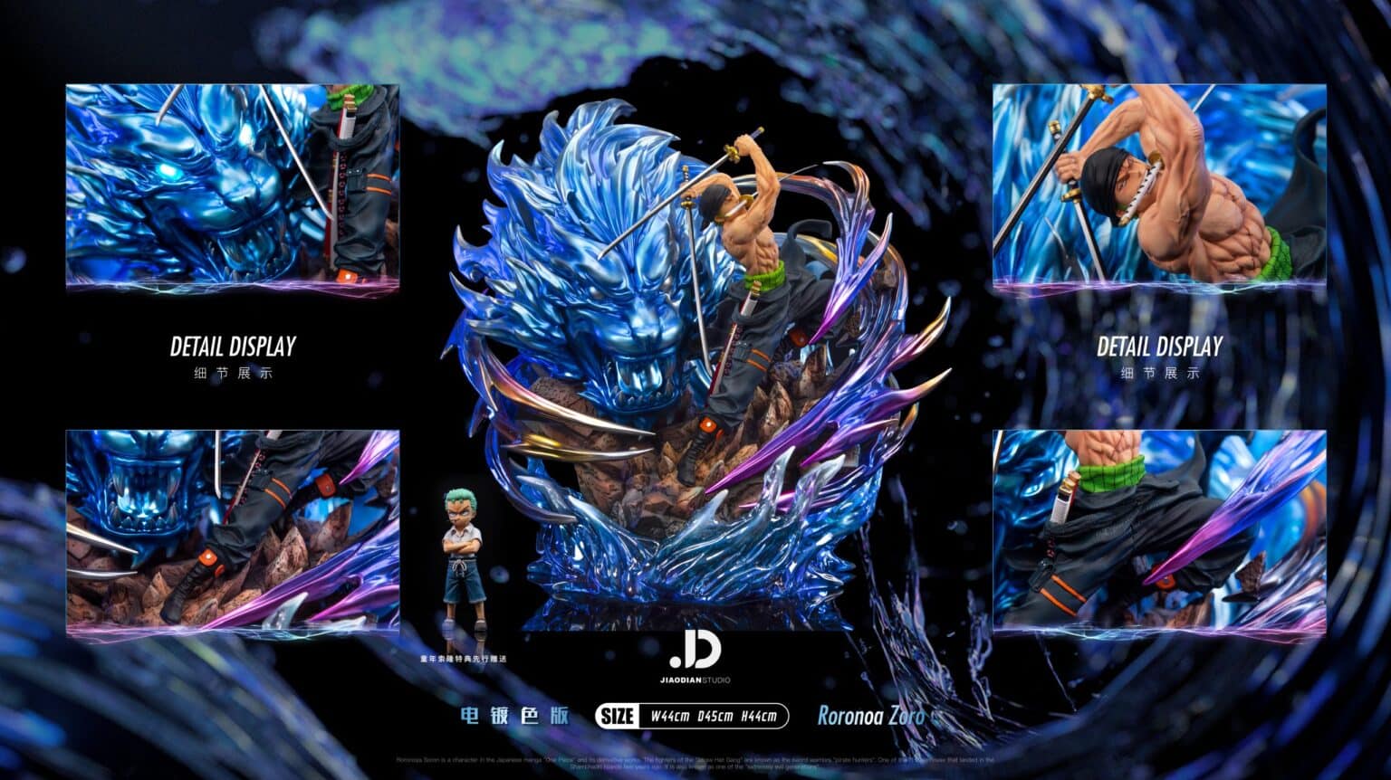 One Piece Jiao Dian Studio X C4 Studio Zoro Resin Statue - Kaioland