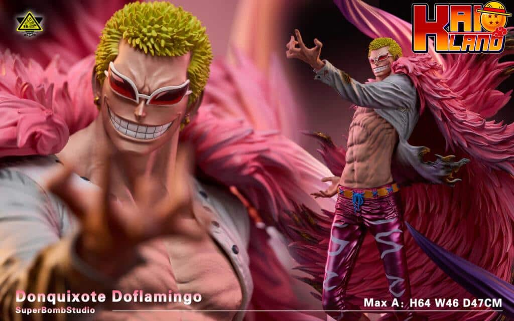 One Piece Super Bomb Studio Donquixote Doflamingo Resin Statue - Kaioland