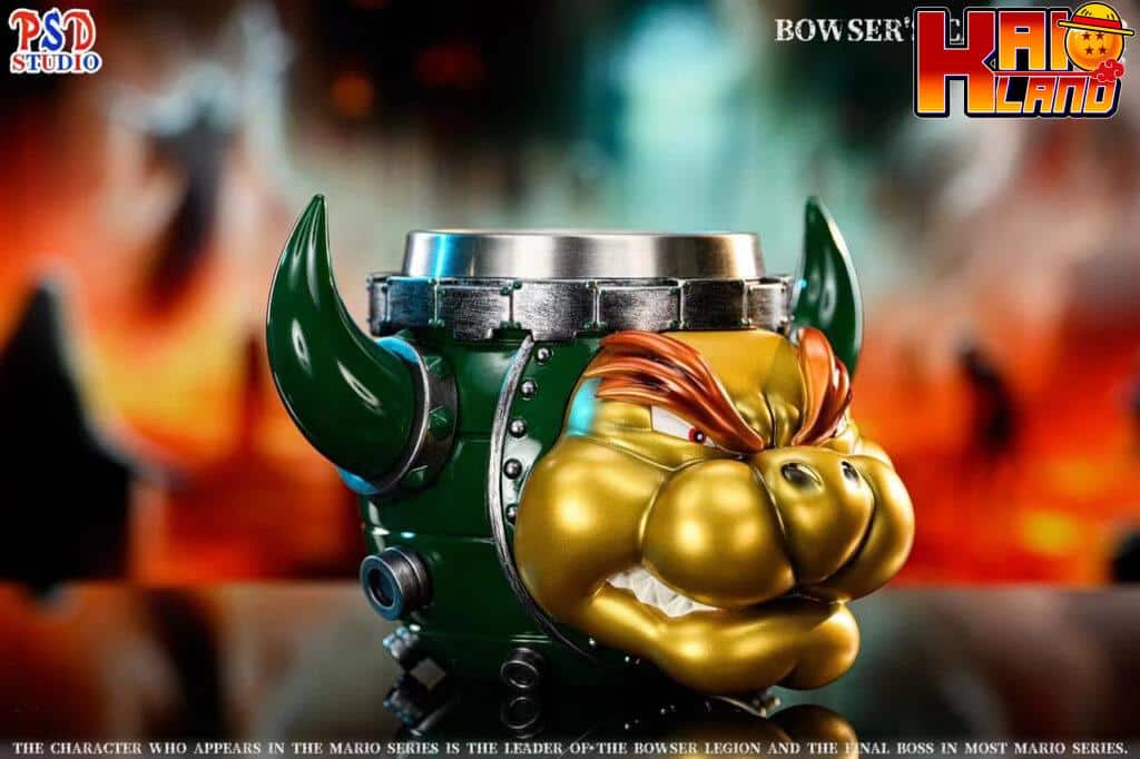 Super Mario PSD Studio Bowser Cup Resin Statue - Kaioland