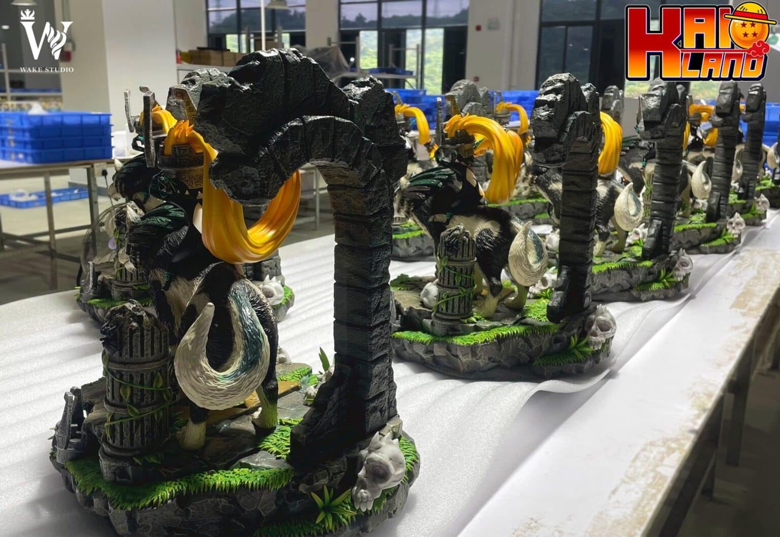 The Legend Of Zelda Wake Studio Wolf Link X Midna Resin Statue - Kaioland