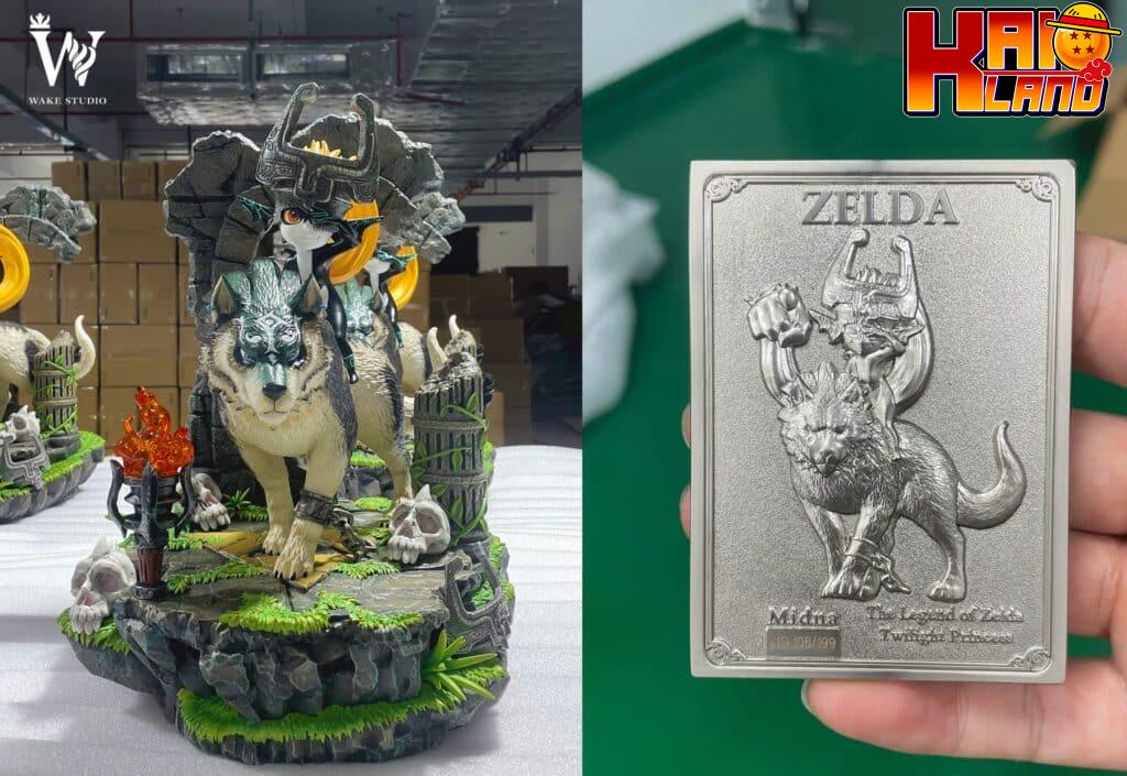 The Legend Of Zelda Wake Studio Wolf Link X Midna Resin Statue - Kaioland