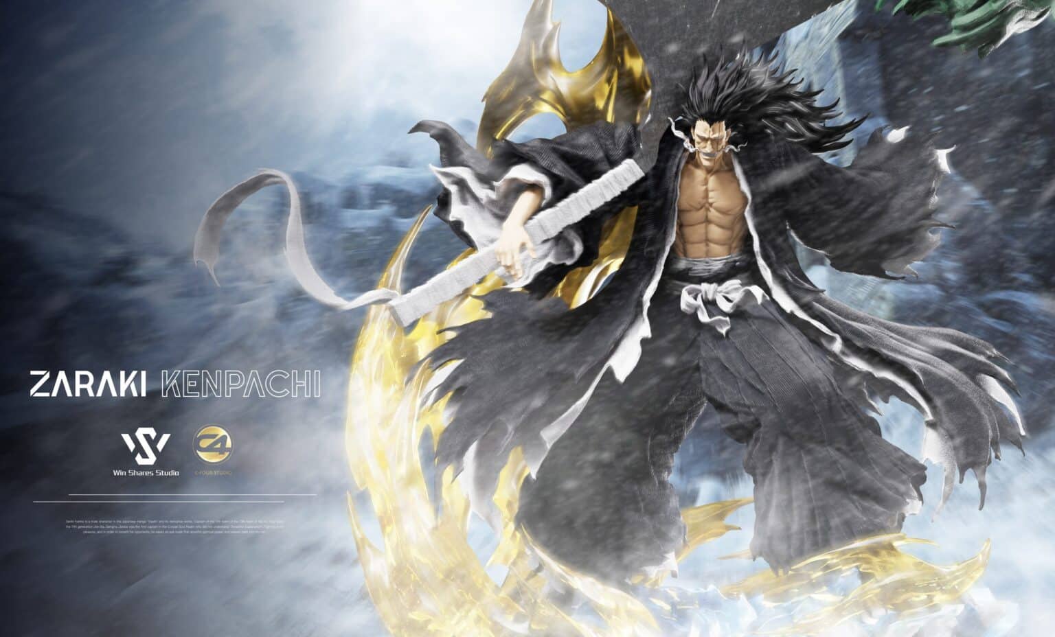 Bleach C4 Studio X Win Shares Studio Thousand Year Blood War Zaraki ...