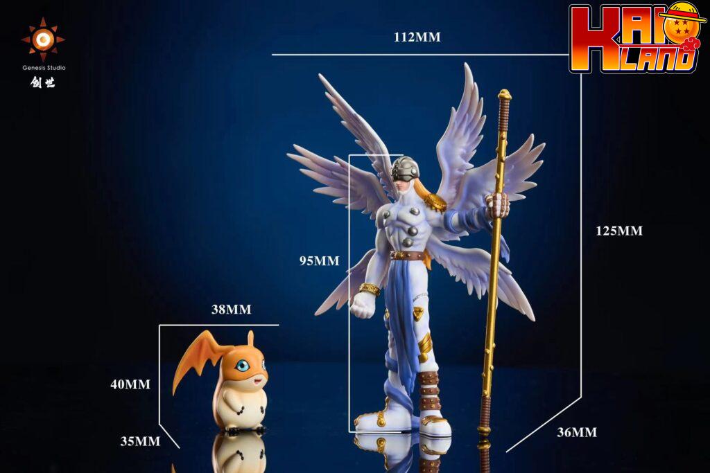 Digimon Genesis Studio Angemon X Patamon Resin Statue - Kaioland