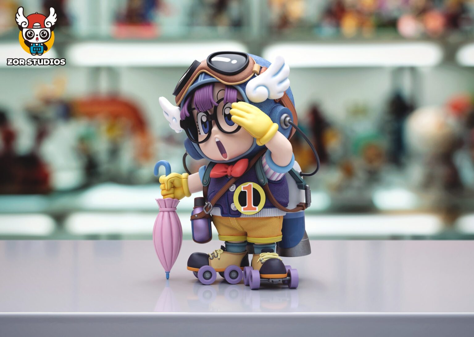 Dr Slump ZOR Studio Pilot Arale Resin Statue - Kaioland
