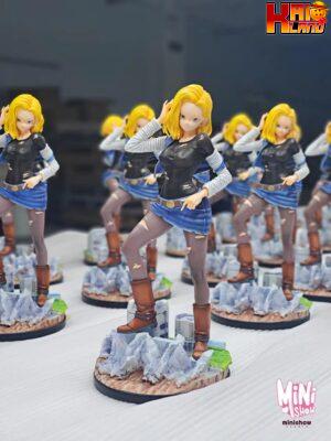 Dragon Ball DIM X Mini Studio Android 18 C18 Resin Statue - Kaioland