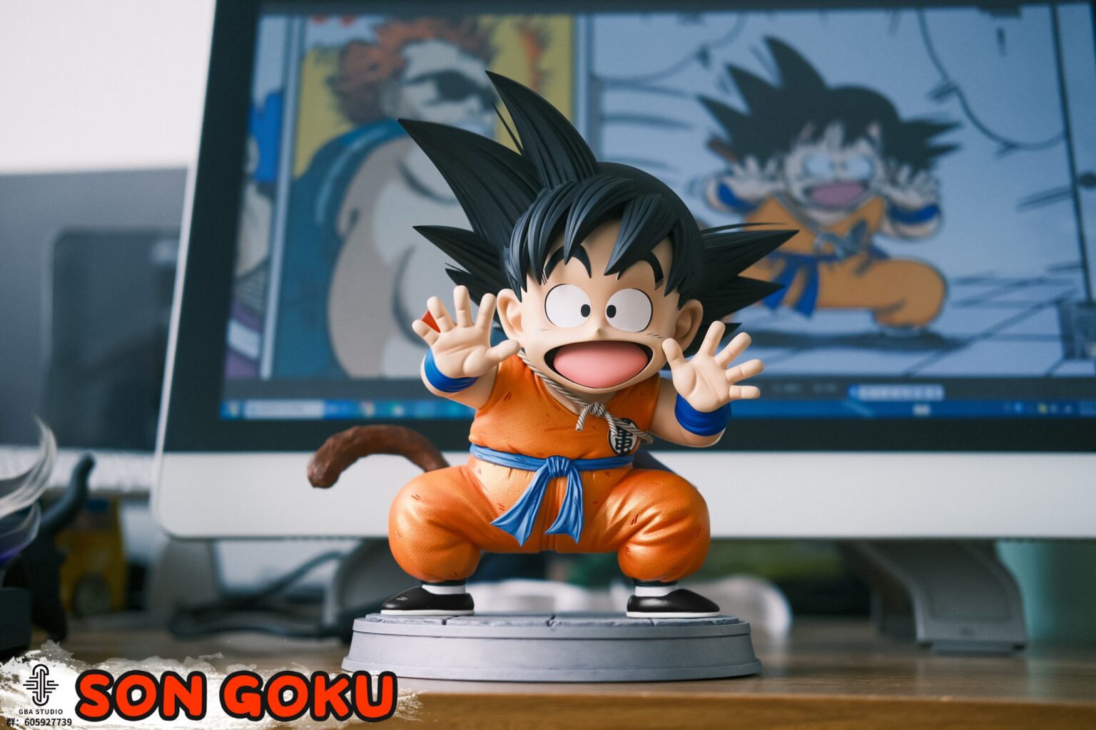 Dragon Ball GBA Studio Little Goku Resin Statue - Kaioland