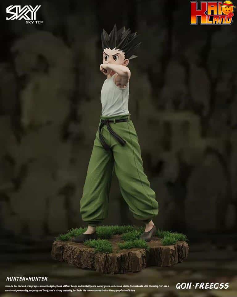 Statua in resina Hunter X Hunter Sky Top Studio Gon Freecss - Kaioland