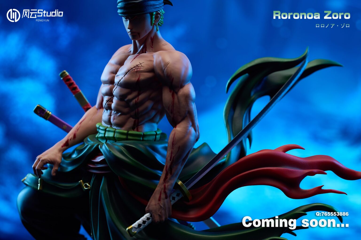 One Piece Feng Yun Studio X HS Studio Zoro Resin Statue - Kaioland