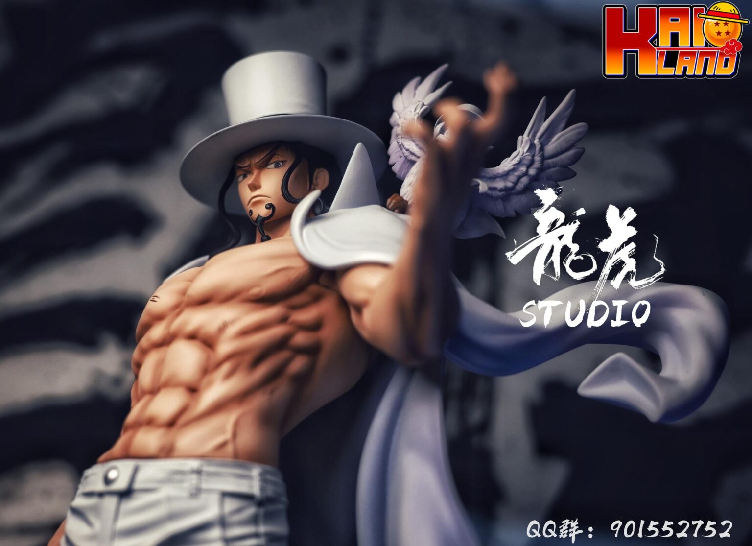 One Piece Long Hu Studio Rob Lucci Resin Statue - Kaioland