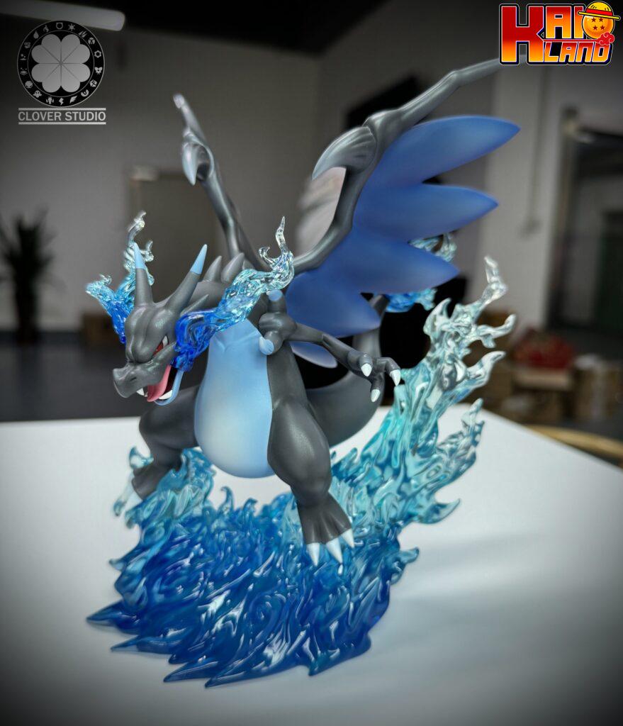 Statue en résine Pokémon Clover Studio Mega Charizard X - Kaioland