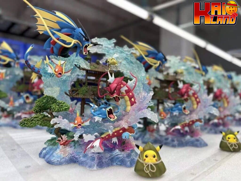 Pokemon Crescent Studio Gyarados Resin Statue - Kaioland