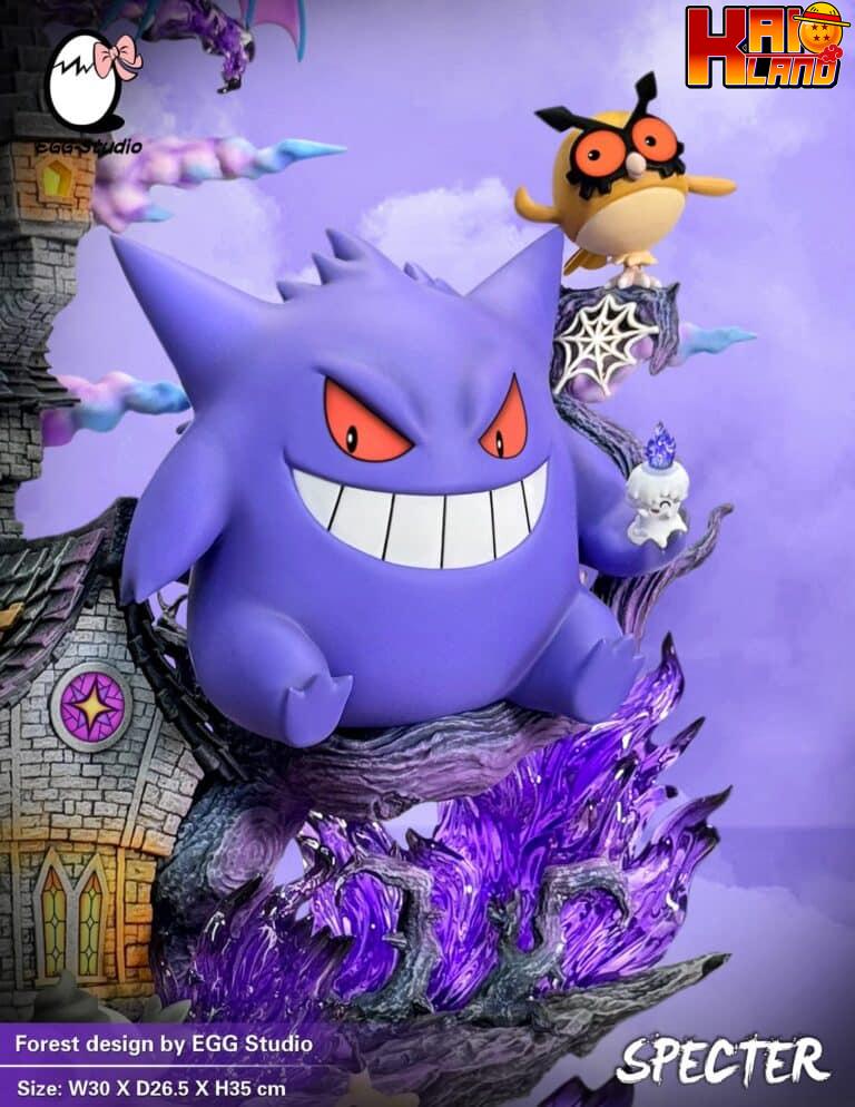 Pokemon Egg Studio Type Specter Gengar Resin Statue - Kaioland
