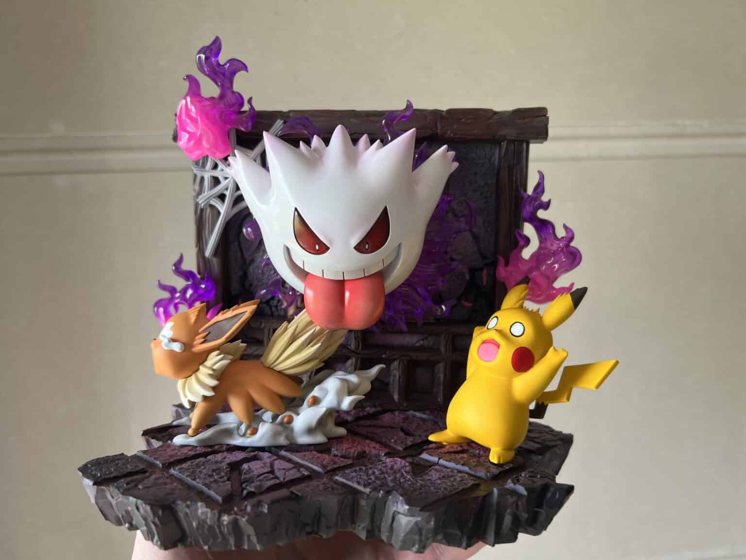 Pokemon Sun Studio Prank Gengar Small Scene X Gengar Wall Hanging Resin ...