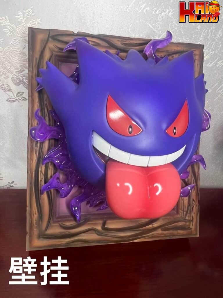 Pokemon Sun Studio Prank Gengar Small Scene X Gengar Wall Hanging Resin ...