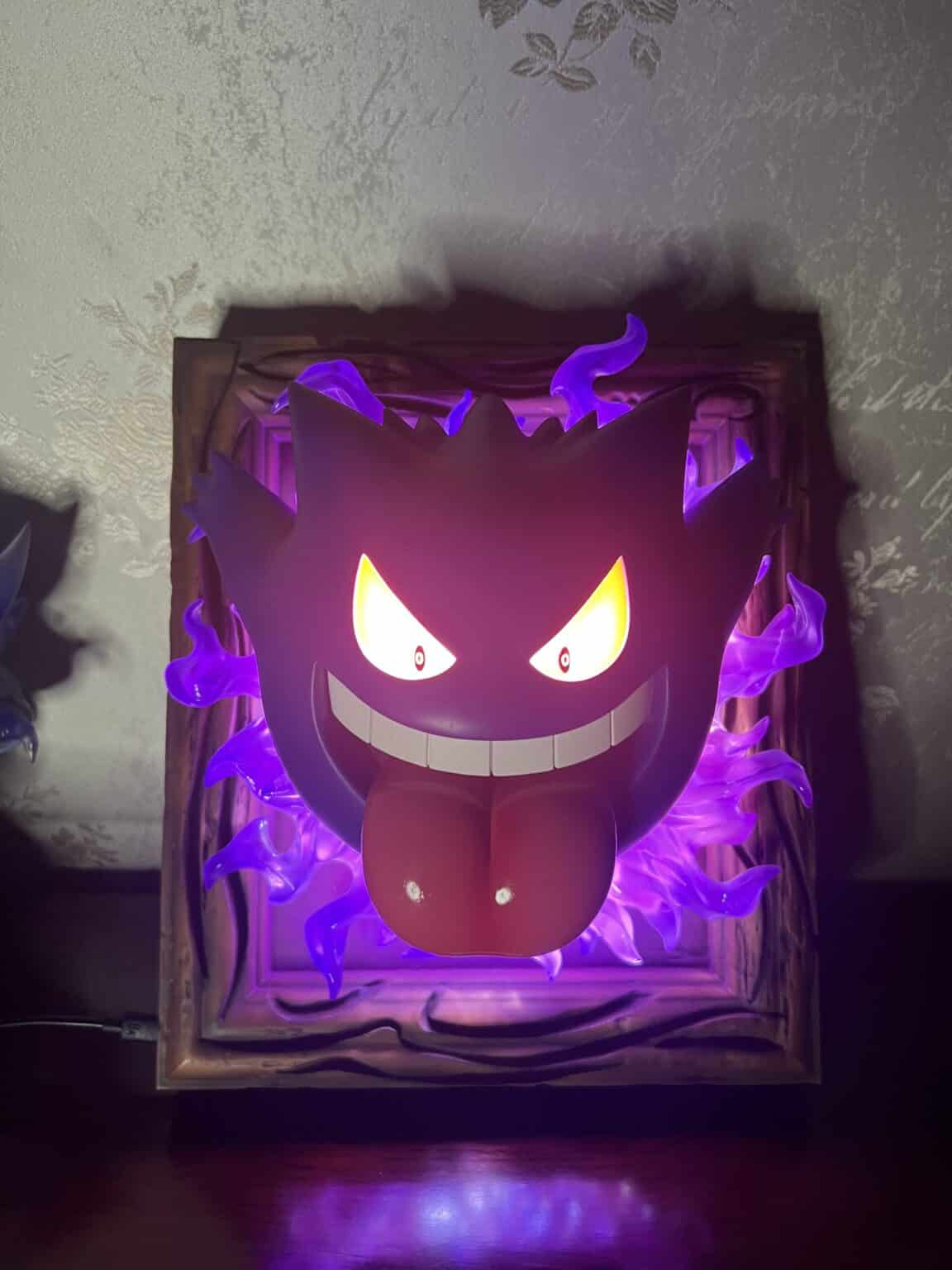 Pokemon Sun Studio Prank Gengar Small Scene X Gengar Wall Hanging Resin ...