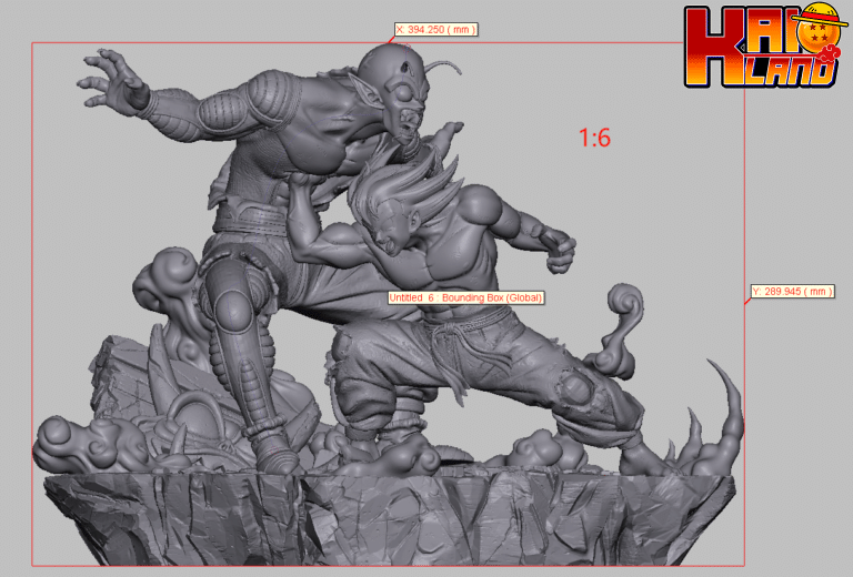 Dragon Ball Sheep Studio Goku Vs Piccolo Resin Statue - Kaioland