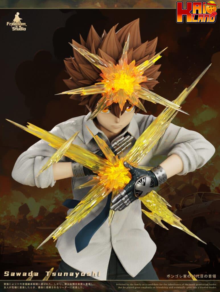 Katekyo Hitman Reborn Freedom Studio Sawada Tsunayoshi Resin Statue ...