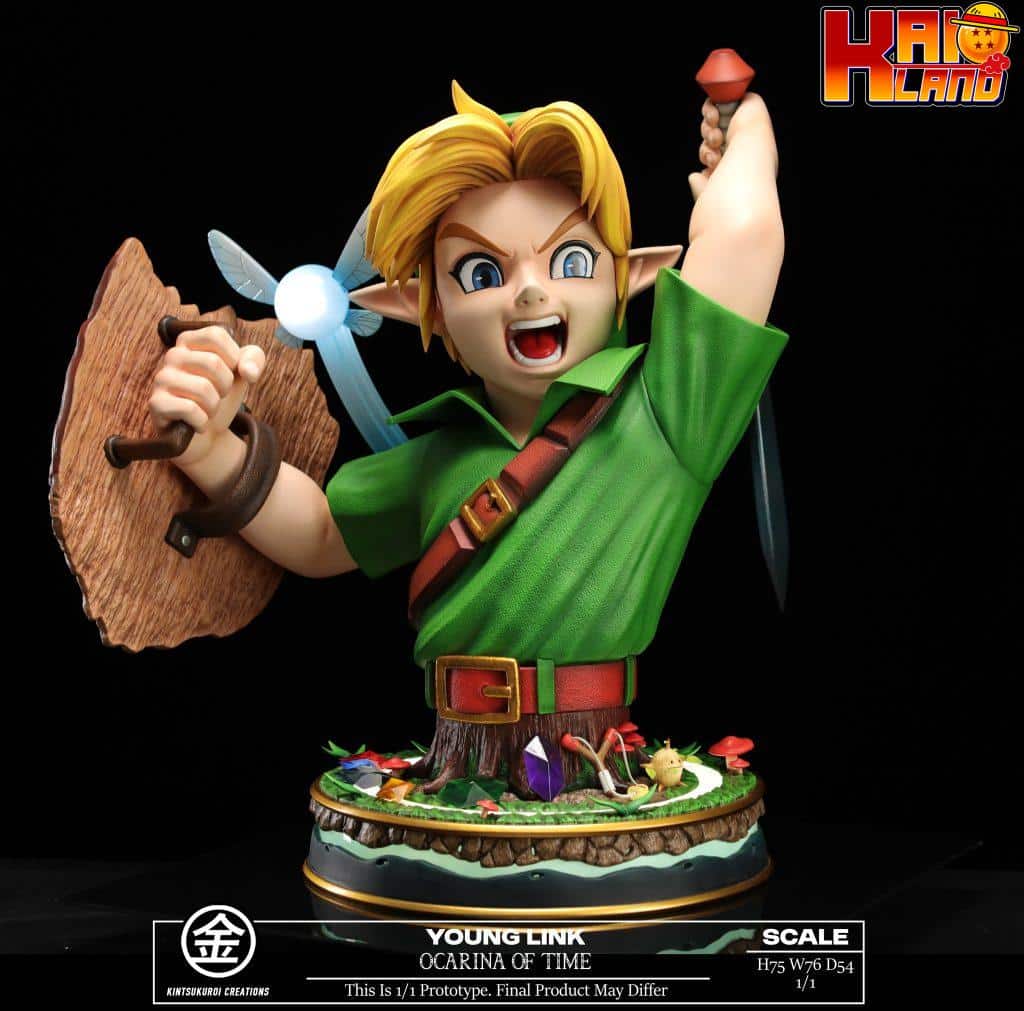 Legend Of Zelda Kintsukuroi Creations Young Link Bust Life Size Resin ...