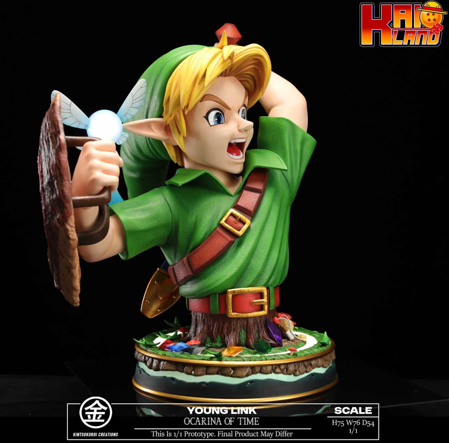 Legend Of Zelda Kintsukuroi Creations Young Link Bust Life Size Resin ...