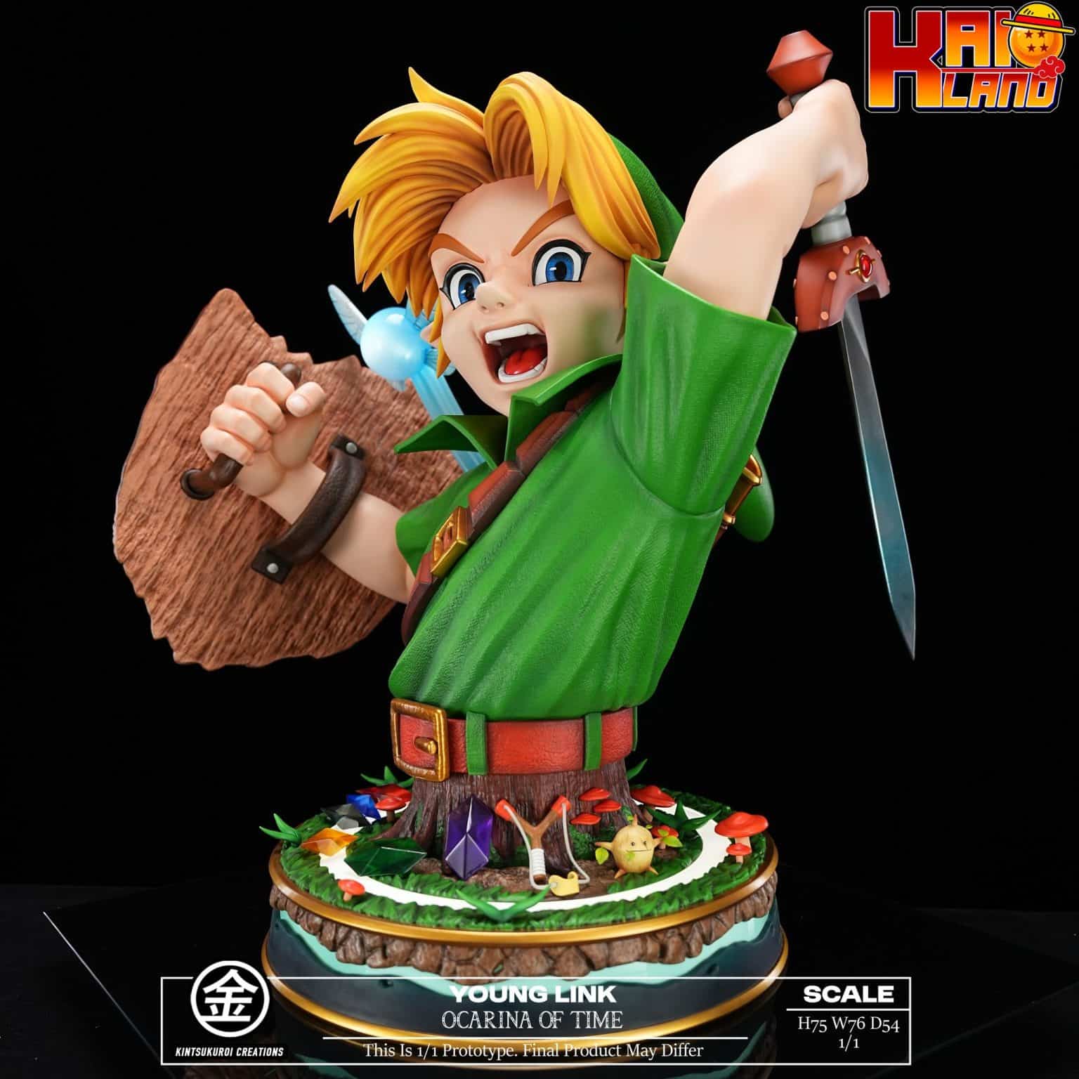 Legend Of Zelda Kintsukuroi Creations Young Link Bust Life Size Resin ...