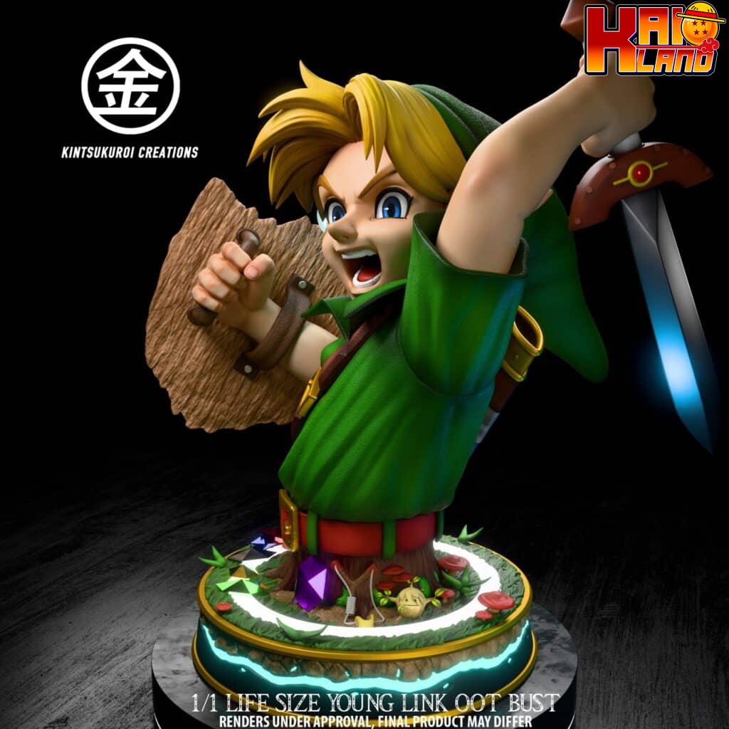 Legend Of Zelda Kintsukuroi Creations Young Link Bust Life Size Resin ...