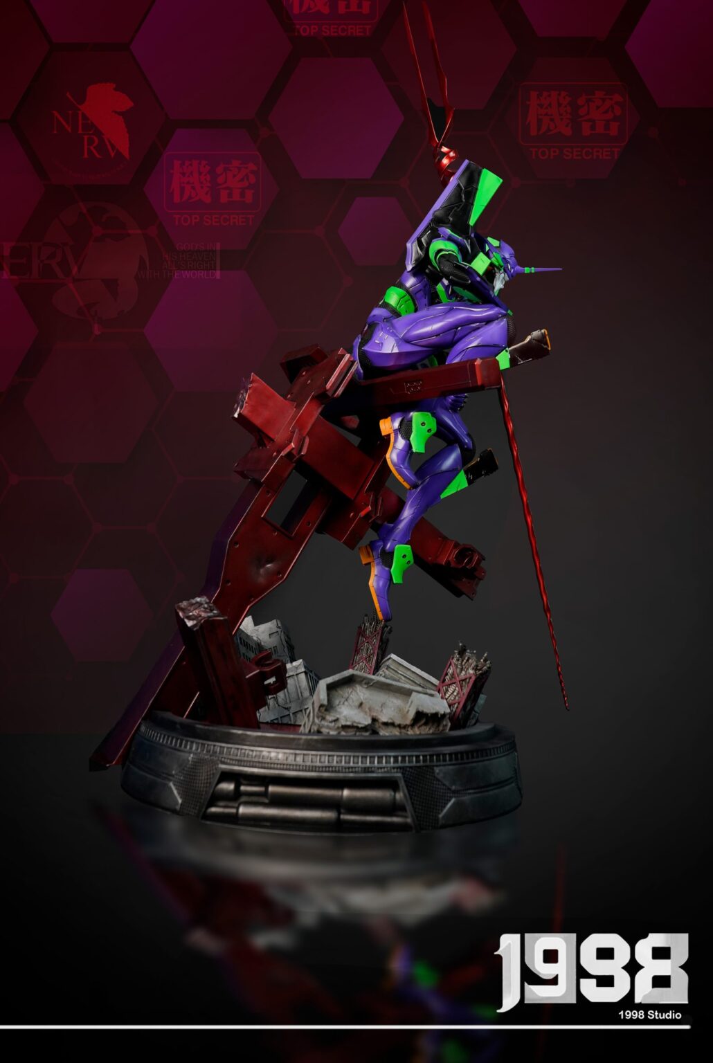 Neon Genesis Evangelion 1998 Studio END EVA Unit 01 Resin Statue - Kaioland