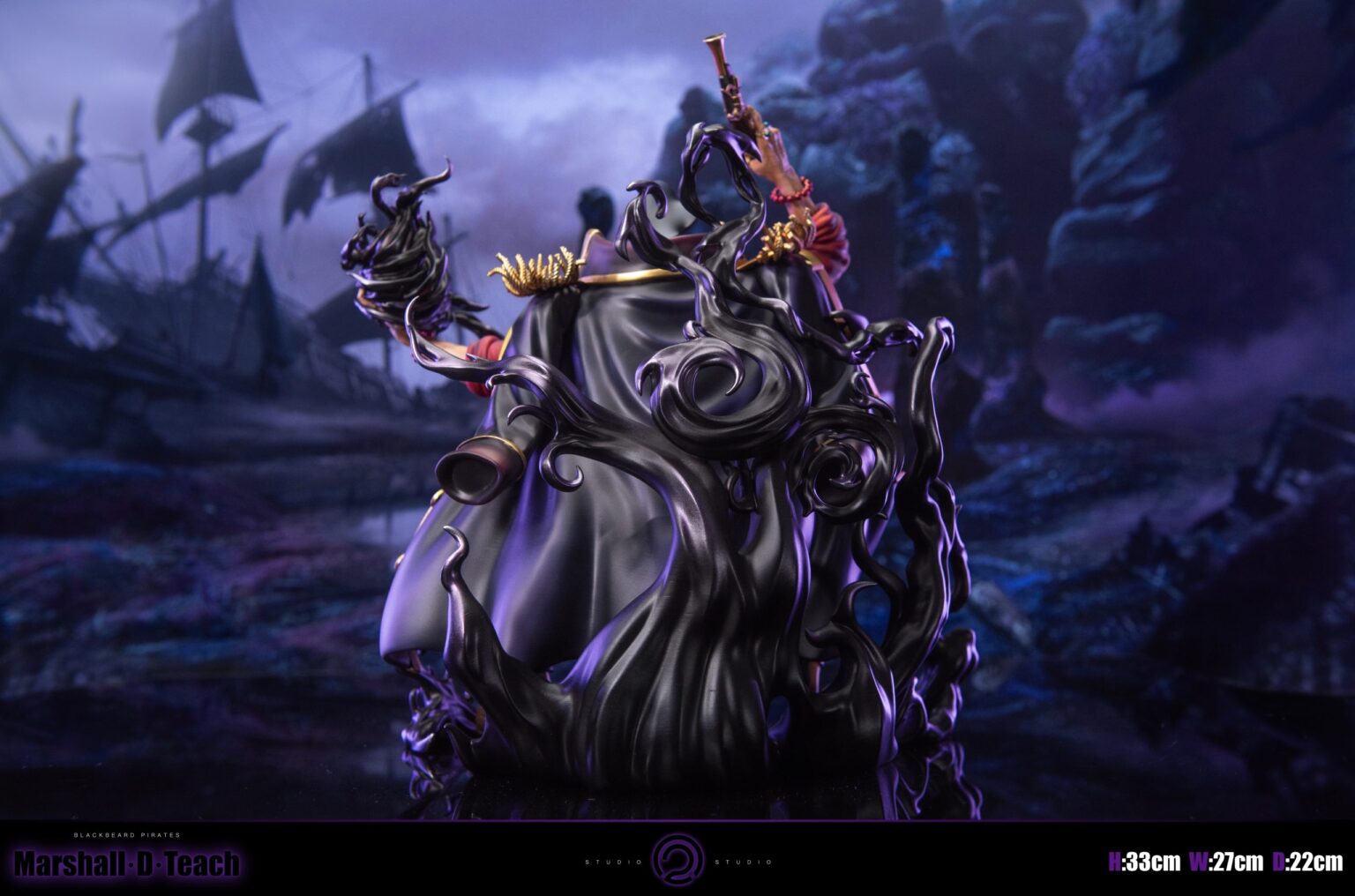 One Piece C2 Studio Blackbeard Marshall D Teach Resin Statue - Kaioland