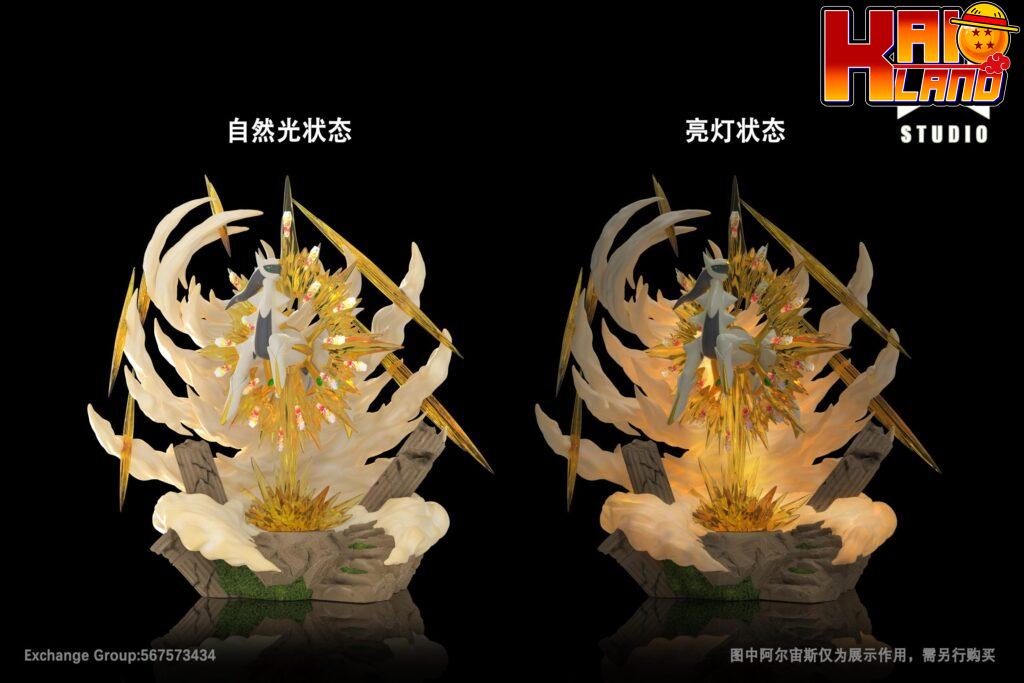Pokemon JB Studio Pokedex Series Arceus X Sky Platform Resin Statue ...
