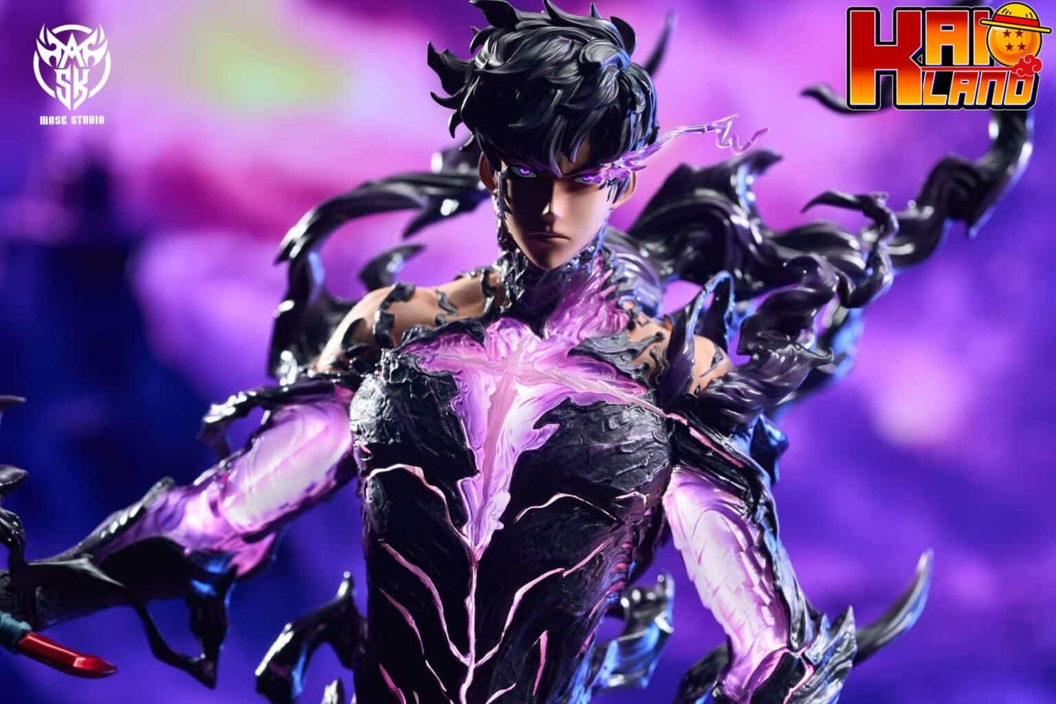 Solo Leveling Mask Studio Sung Jin Woo Resin Statue - Kaioland