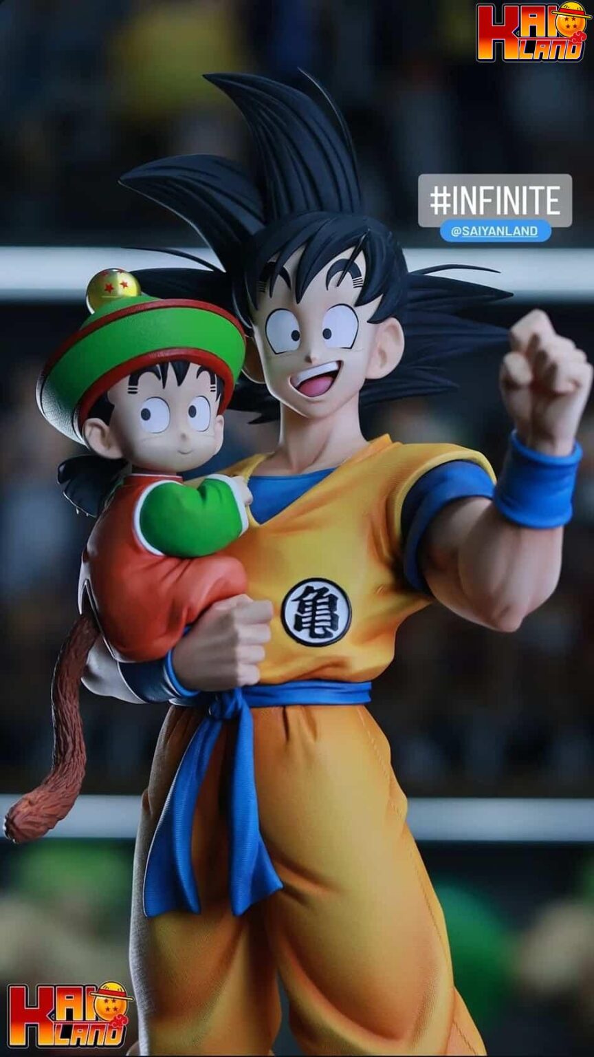 Dragon Ball Infinite Studio Son Goku X Son Gohan Resin Statue - Kaioland