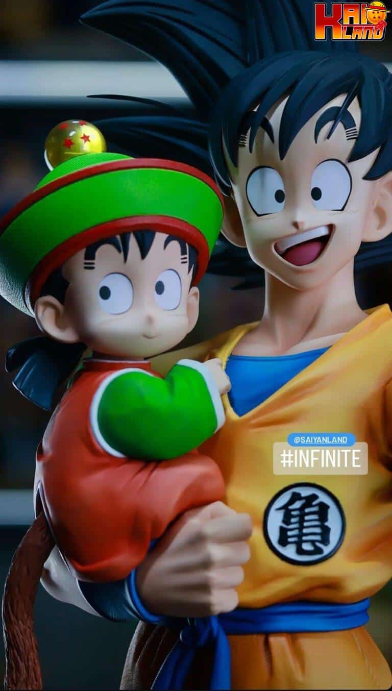 Dragon Ball Infinite Studio Son Goku X Son Gohan Resin Statue - Kaioland