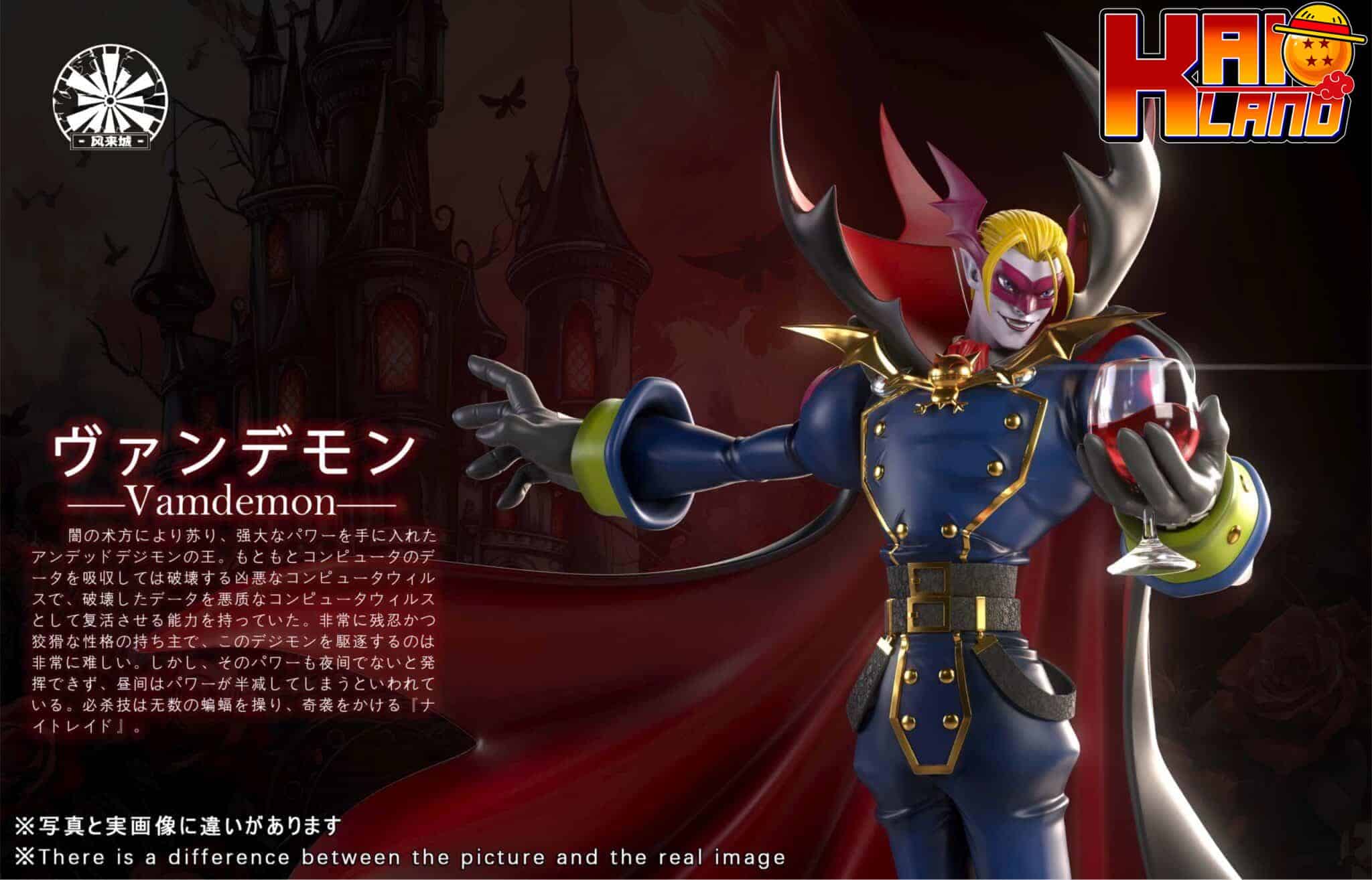 Digimon Feng Lai Cheng Studio Vamdemon Resin Statue - Kaioland