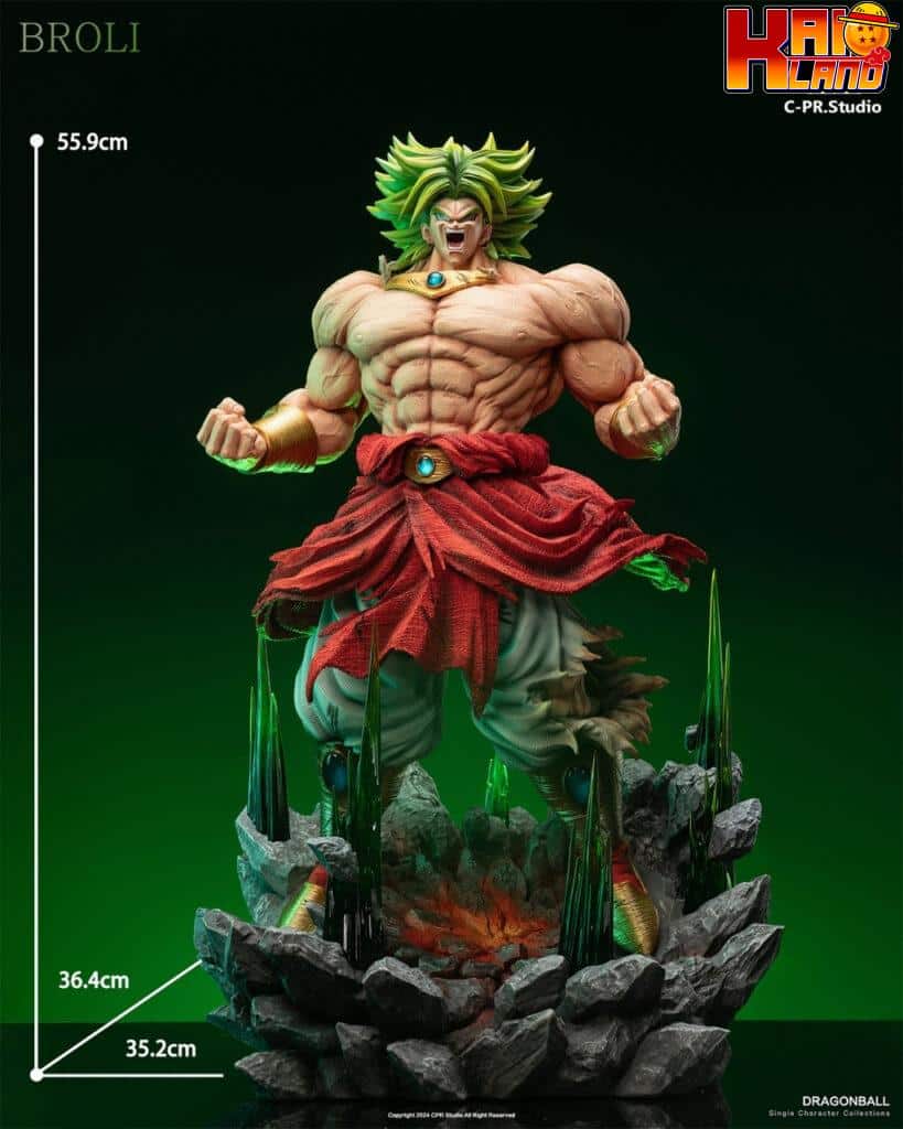 Dragon Ball CPR Studio Broly Resin Statue - Kaioland