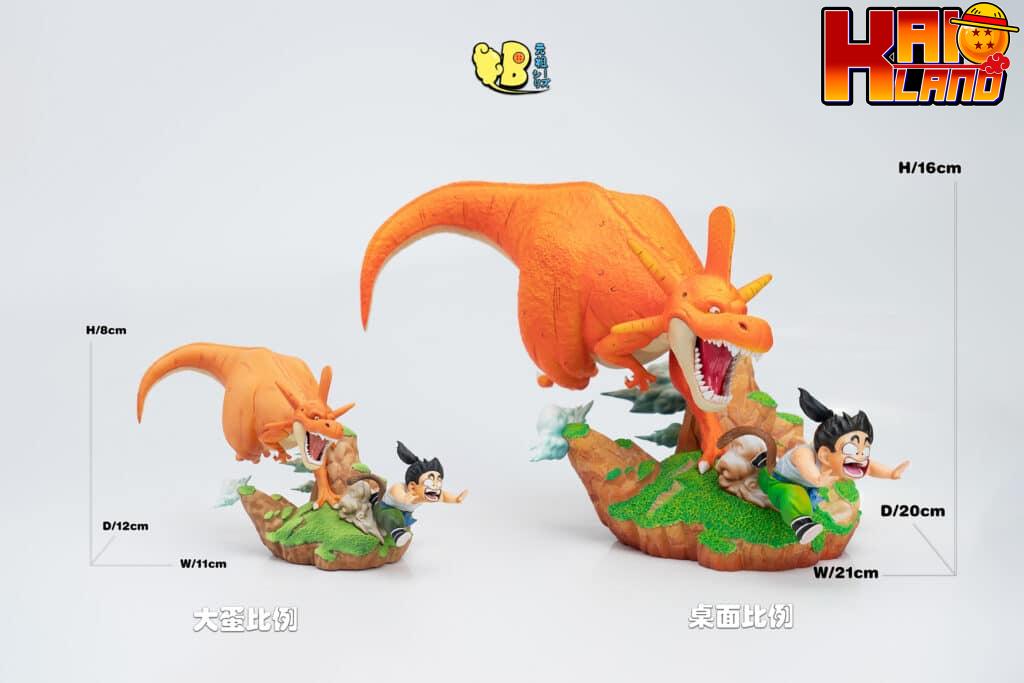 Dragon Ball DB Studio Dinosaur Run After Son Gohan Resin Statue - Kaioland
