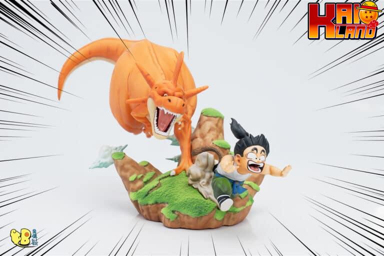 Dragon Ball DB Studio Dinosaur Run After Son Gohan Resin Statue - Kaioland