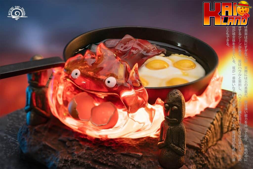 Howls Moving Castle Rising Sun Studio Calcifer Resin Statue - Kaioland