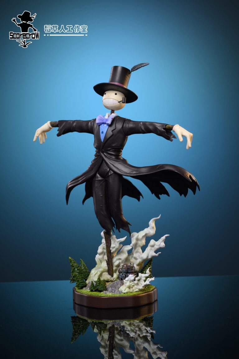 Howls Moving Castle Scarecrow Studio Castle Turnip Head Resin Statue ...