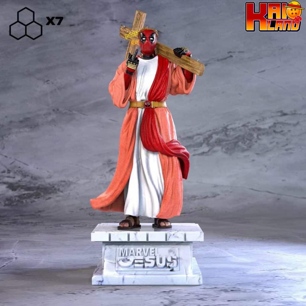 Marvel X7 Studio Deadpool Jesus Resin Statue - Kaioland