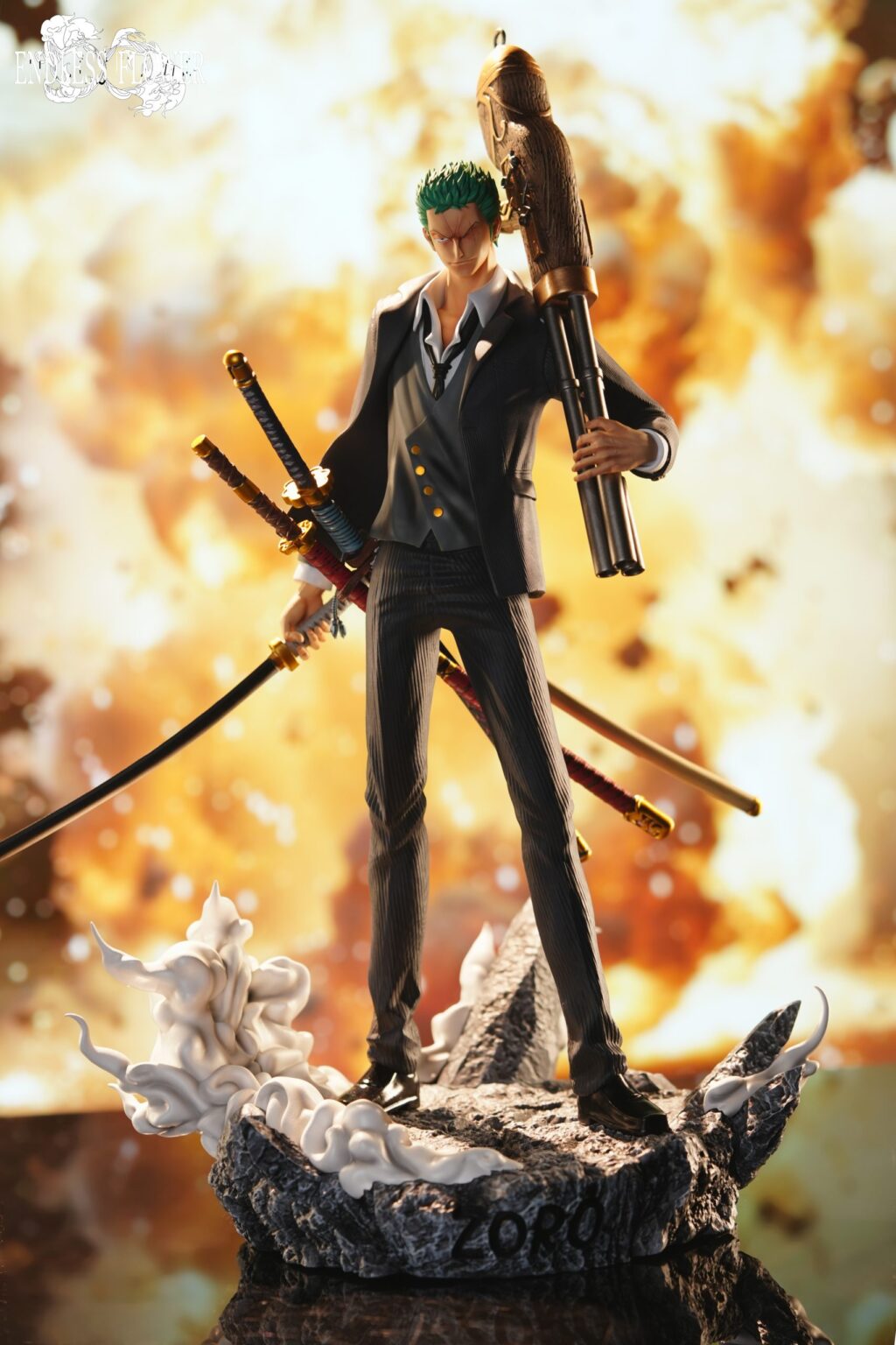 One Piece Endless Flower Studio Roronoa Zoro Resin Statue - Kaioland