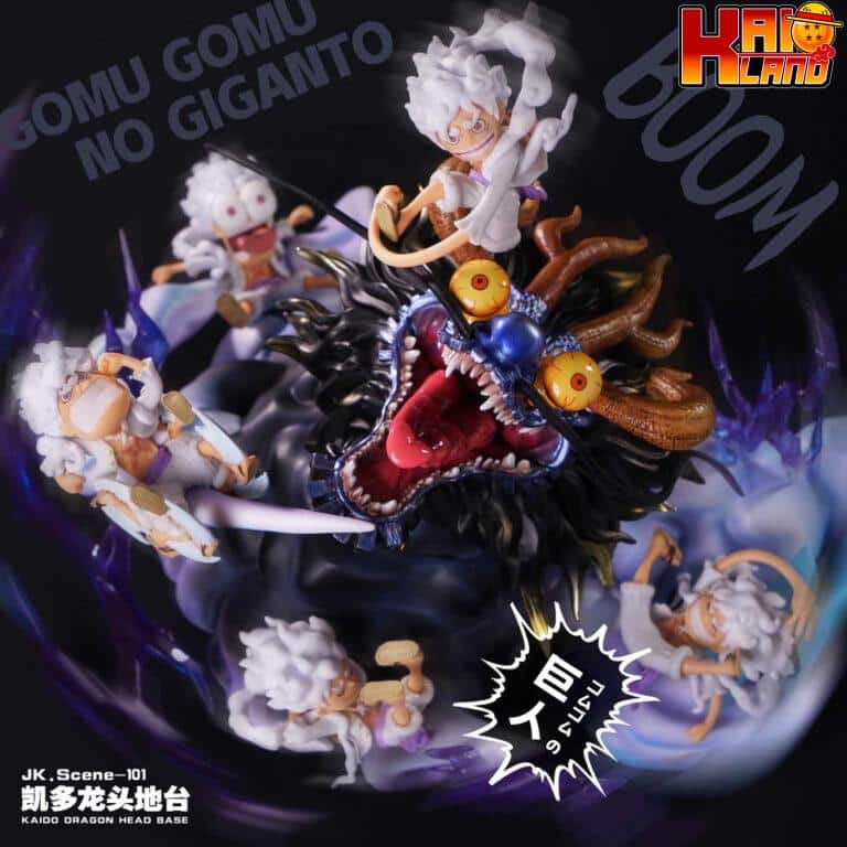 One Piece Jacksdo Studio Kaido Dragon Head Base Resin Statue - Kaioland