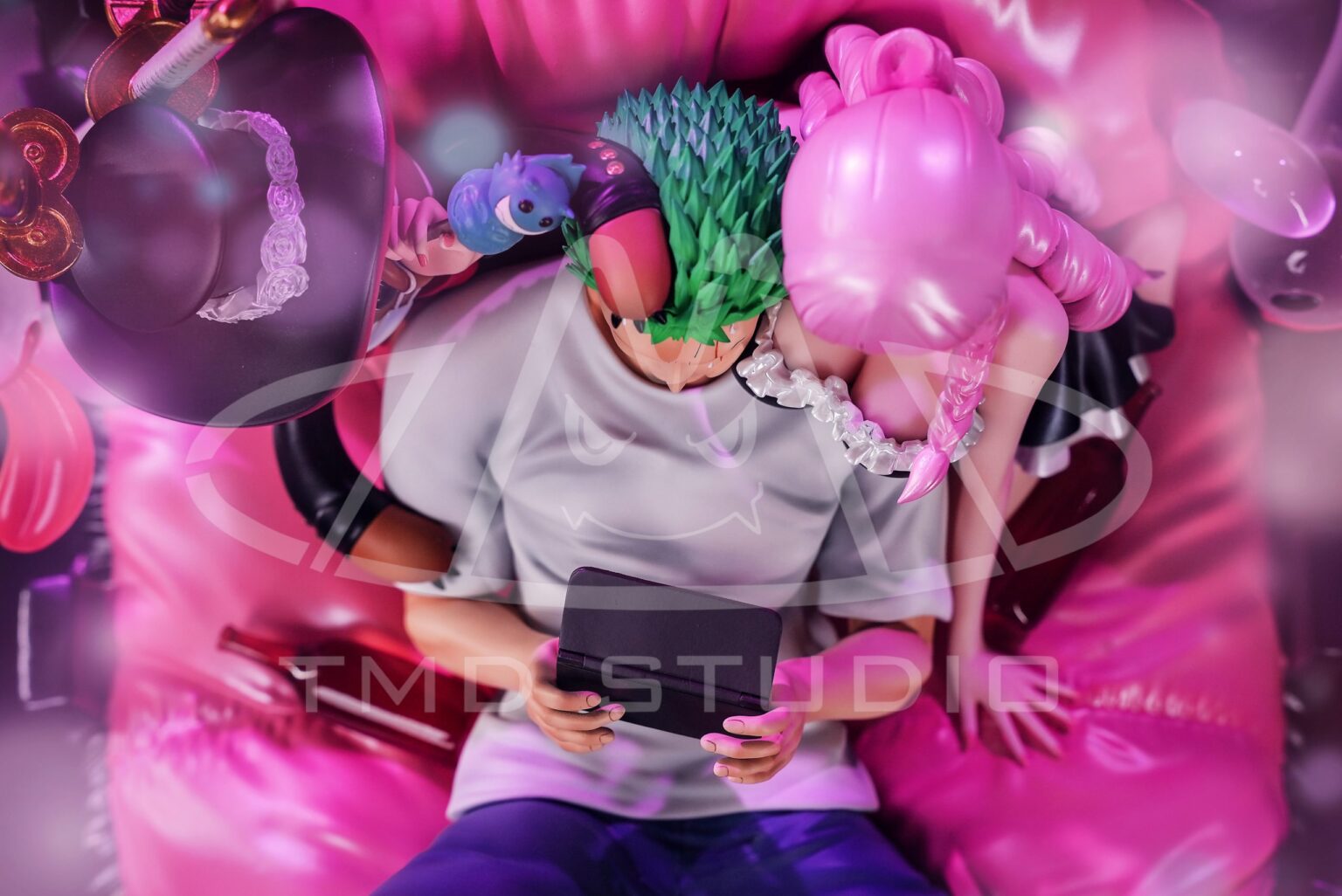 One Piece Toys My Dream Studio Roronoa Zoro X Perona Resin Statue ...