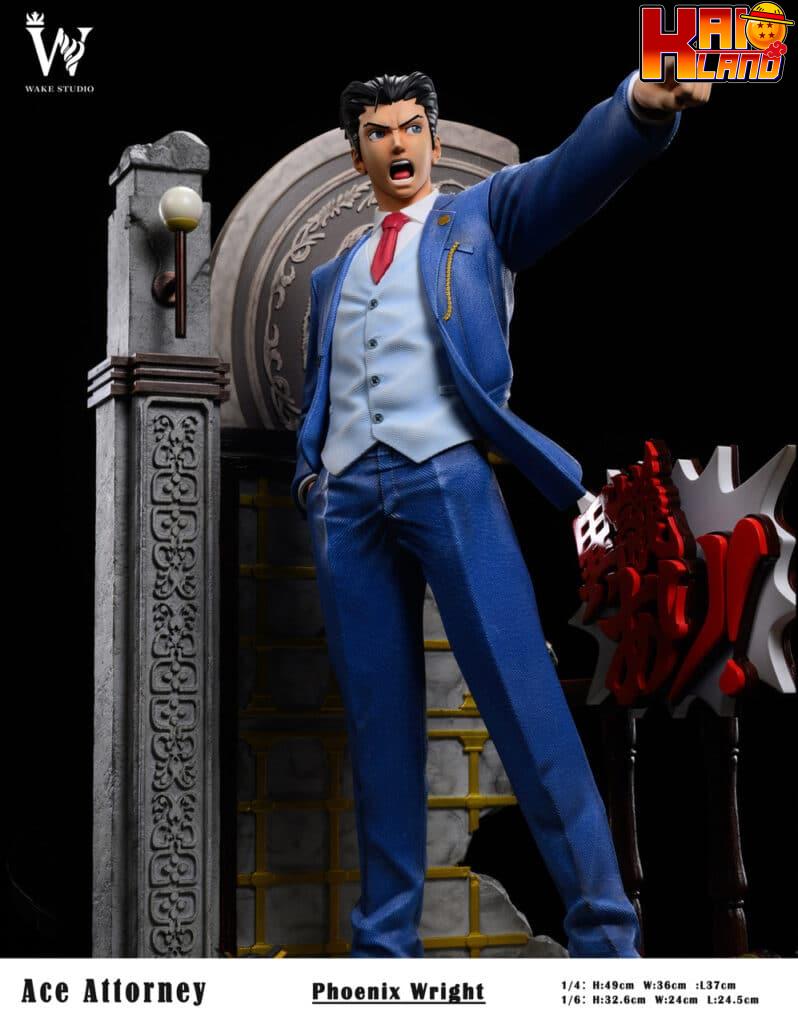 Phoenix Wright Wake Studio Ace Attorney Resin Statue - Kaioland