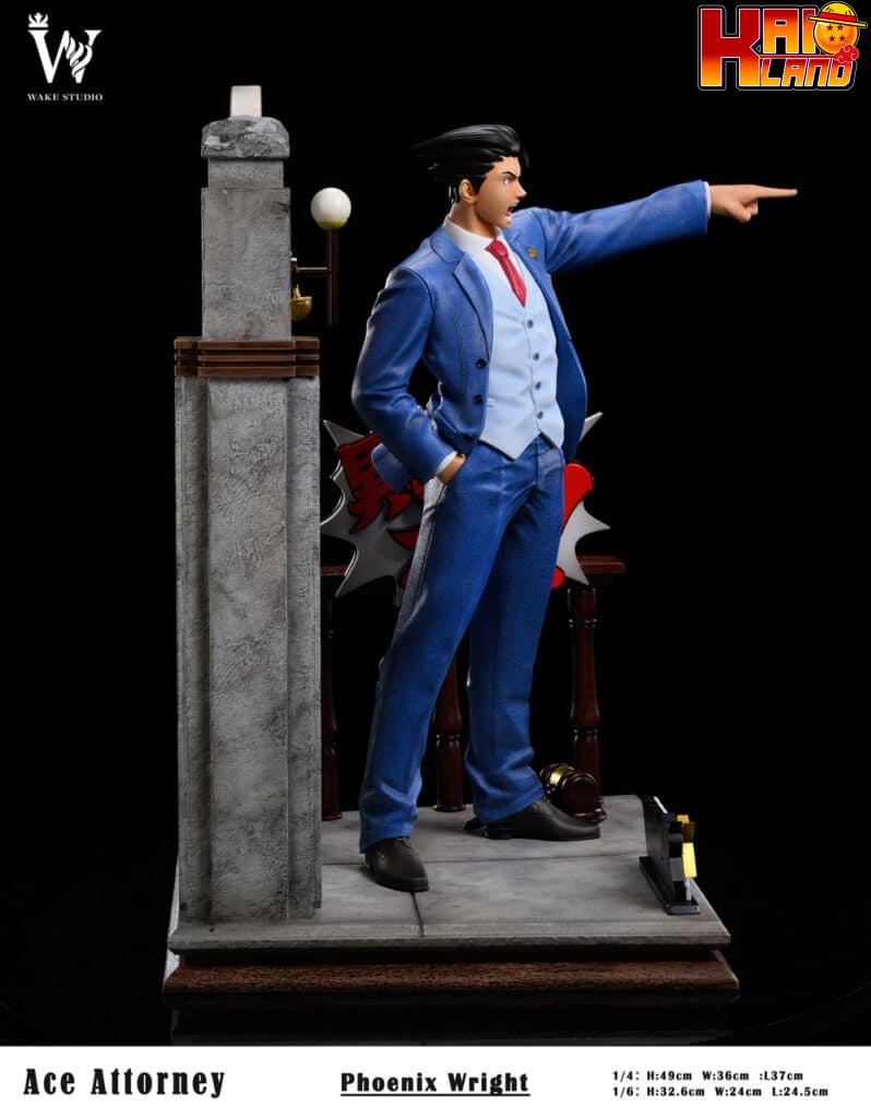 Phoenix Wright Wake Studio Ace Attorney Resin Statue - Kaioland