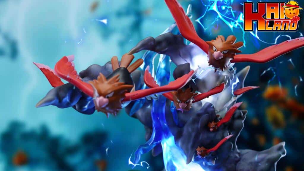 Pokemon AM Studio Cycling Ash Resin Statue - Kaioland