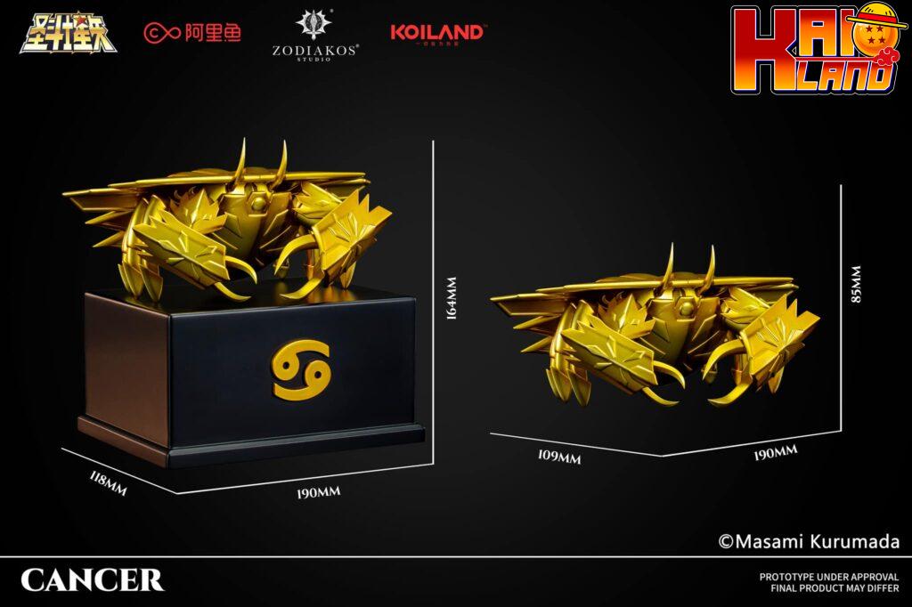 Saint Seiya Zodiakos Studio Cancer Cloth Licensed Resin Statue - Kaioland