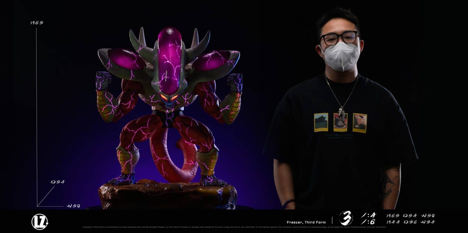 Dragon Ball LZ Studio Third Form Frieza Resin Statue - Kaioland