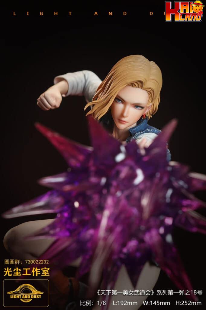 Dragon Ball Light And Dust Studio Android 18 C18 Resin Statue - Kaioland
