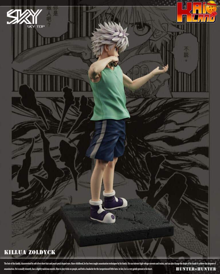 Hunter X Hunter Sky Top Studio Killua V3 Resin Statue - Kaioland