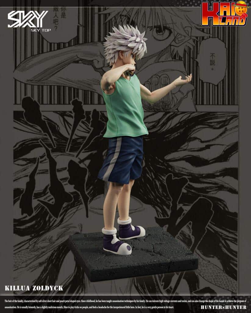 Hunter X Hunter Sky Top Studio Killua V3 Resin Statue - Kaioland